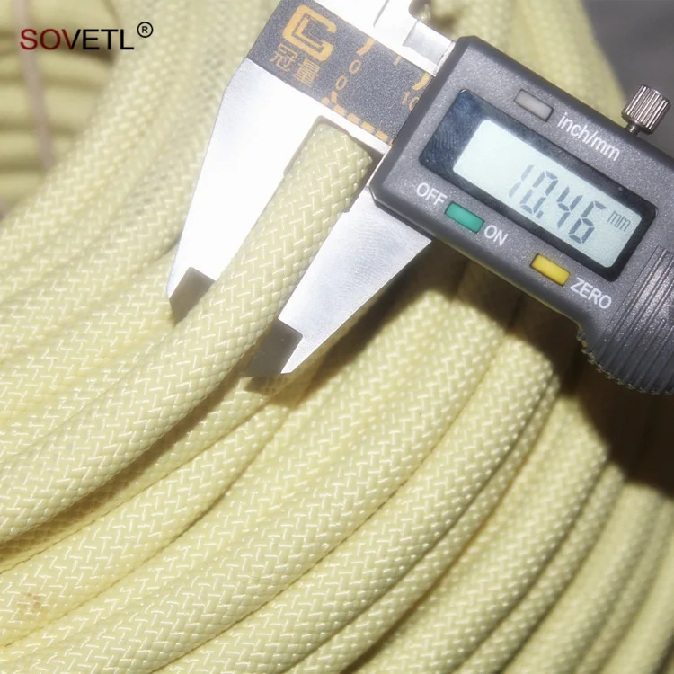 6mm 8mm 10mm 12mm 16mm 20mm Aramid Rope Strong Flame Retardant ...