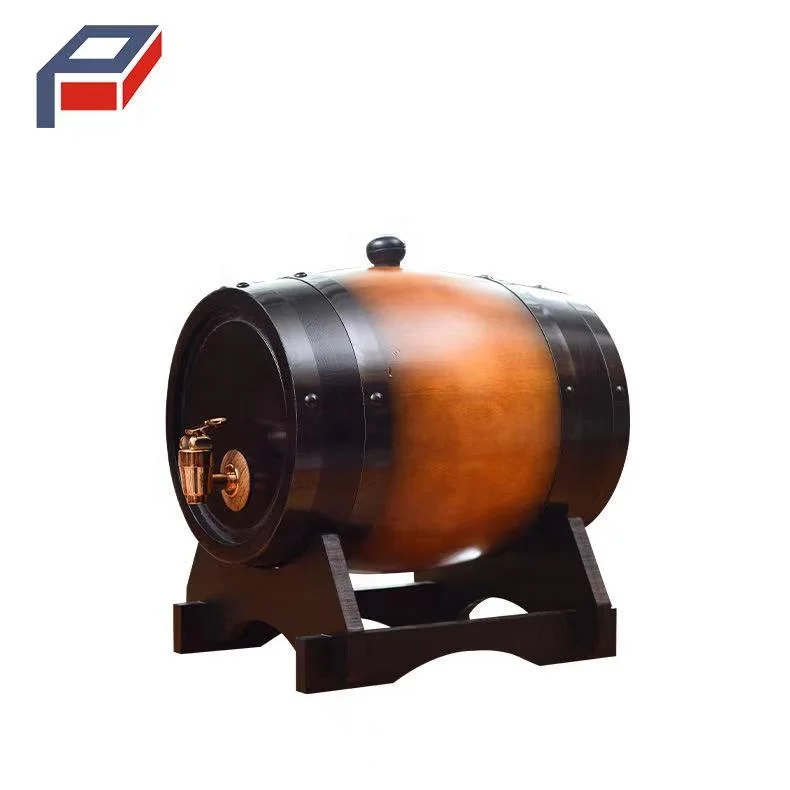 Creative Custom Oak Cask Decorated Horizontal Vintage Wooden Wine Cask ...