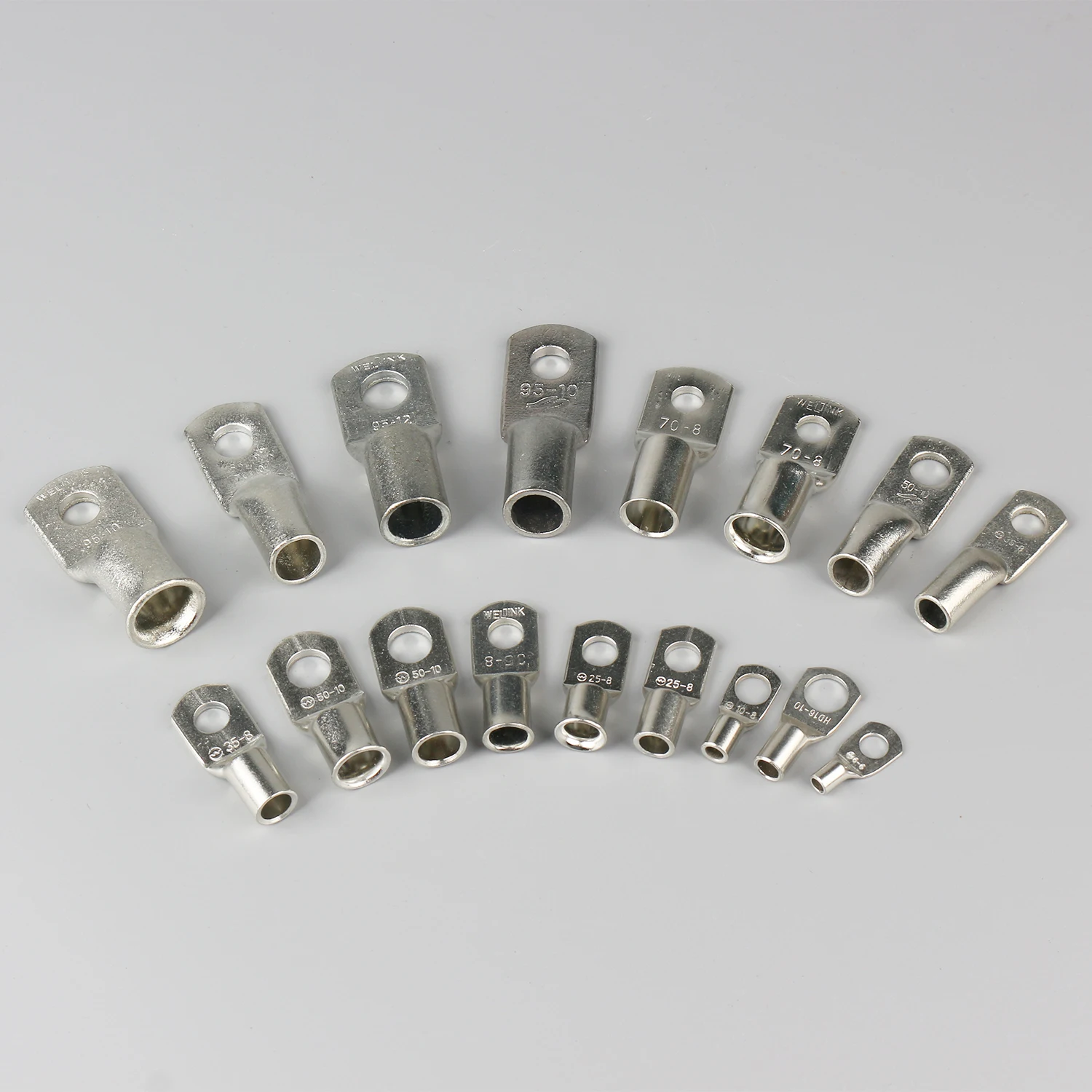 Din Type Mechanical Cable Lugs Copper Aluminum Crimp Terminal ...