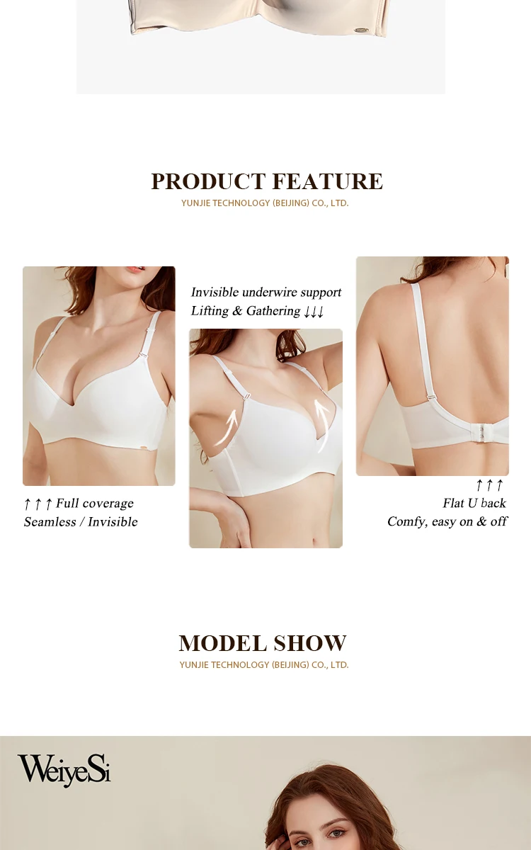 Weiyesi Base Bras Smooth Fat Push Up Women Underwire Bra Wholesale Best Quality Plus Sexy ...