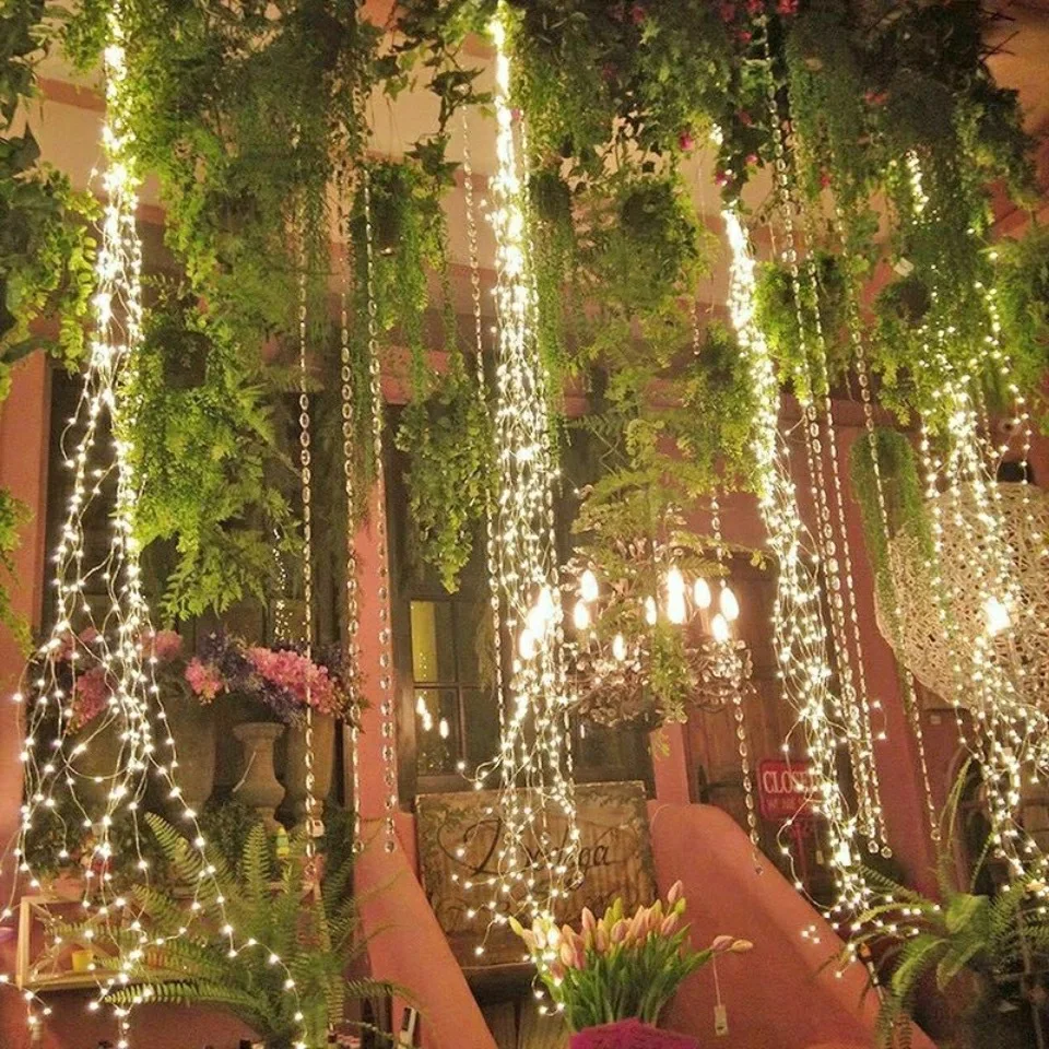 Festoon Xmas LED Series Lights - Waterfall Window Decor