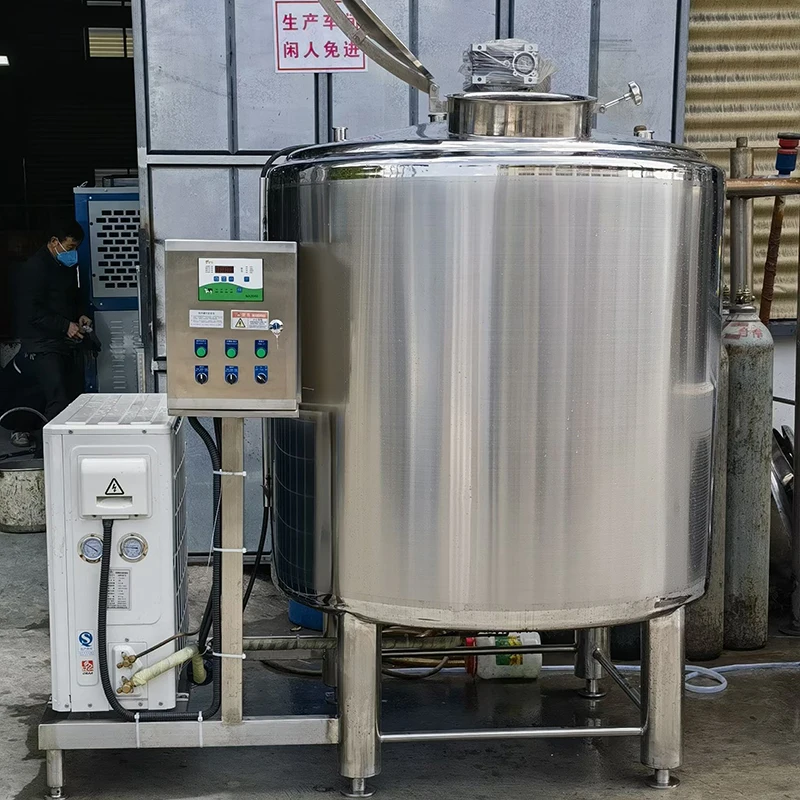 Stainless Steel Jacketed Storage Refrigerator Vessel Cow Camel Goat ...