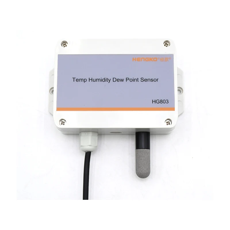 Hg803 Ss Probe Modbus Rtu Rs485 Havc Duct Temperature And Humidity Sensor Transmitter 4-20ma ...