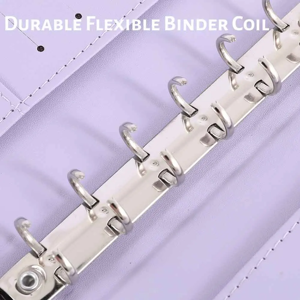 Cute Black Pink A7 Crocodile Budget Binder Cover with Cash Envelopes ...