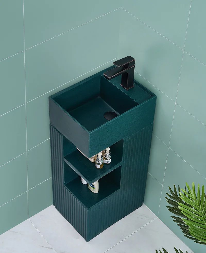 Artificial Stone Hand Wash Basin - Modern Storage Solution