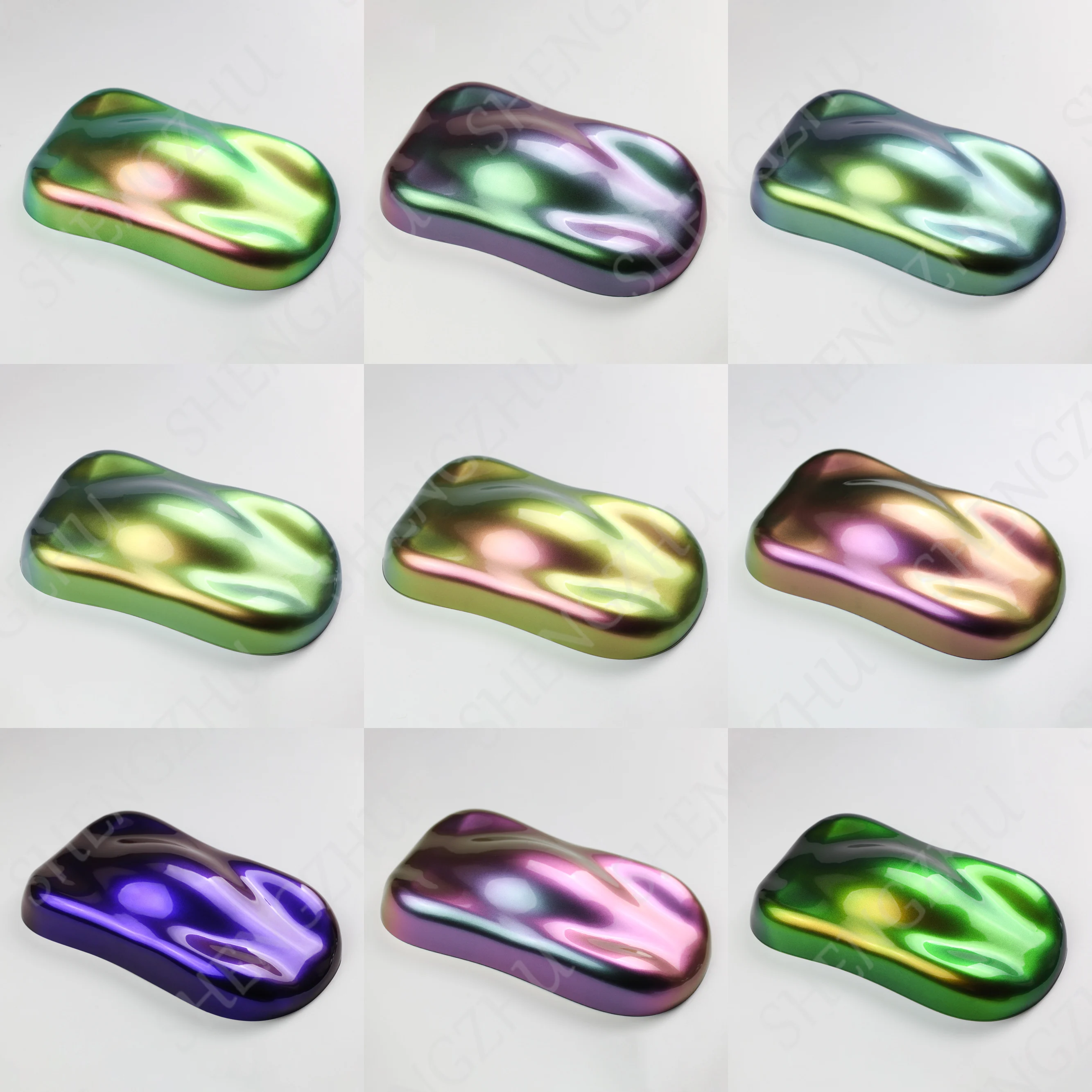 Multichrome Car Paint Chameleon Chrome Pigment Powder For Auto Paint ...