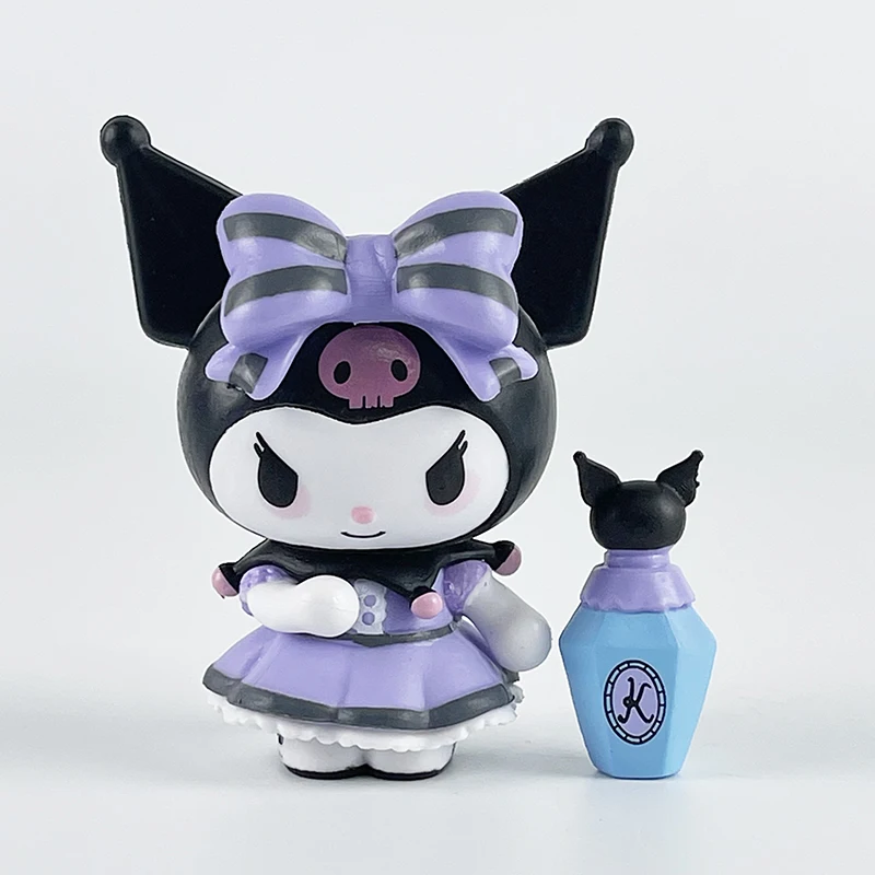 Bj Kawaii Kuromi Action Figure Blind Box Sanrio Family Character ...