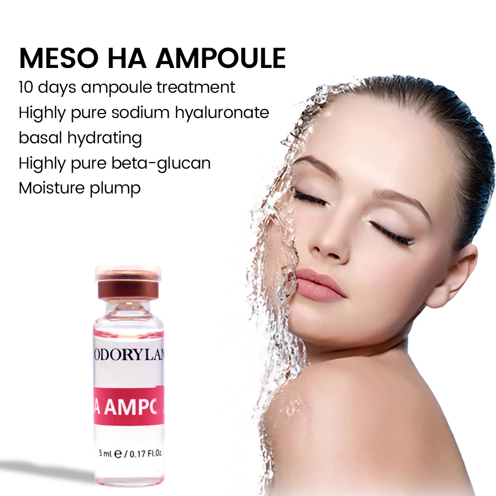 Korea 5ml*10 Vials Micro Molecular Cross-linked Hyaluronic Acid Ampoule ...