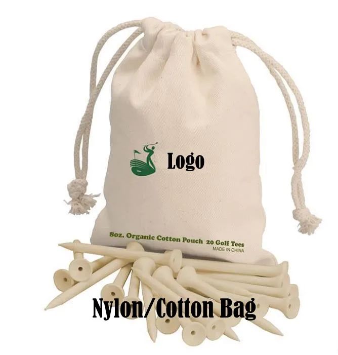 Customized Printed Logo Professional Golf Tees - Eco-Friendly Bamboo ...