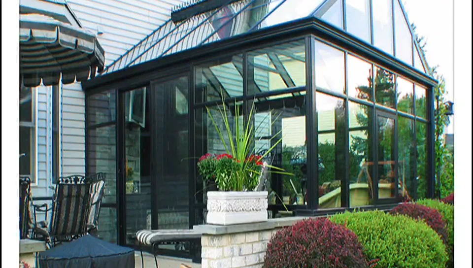 Modern Free Standing Sunroom Garden Structures Outdoor Screen Room ...