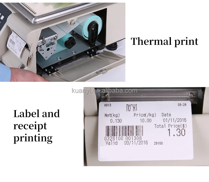 Scale With Printer Butcher Scale With Label Printer Price Computing ...