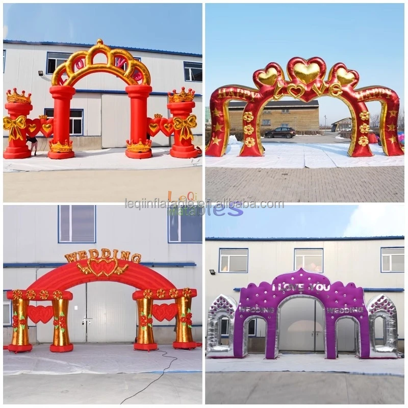 Custom Wedding Inflatable Arch Entrance Inflatable Arches Wedding Gate ...