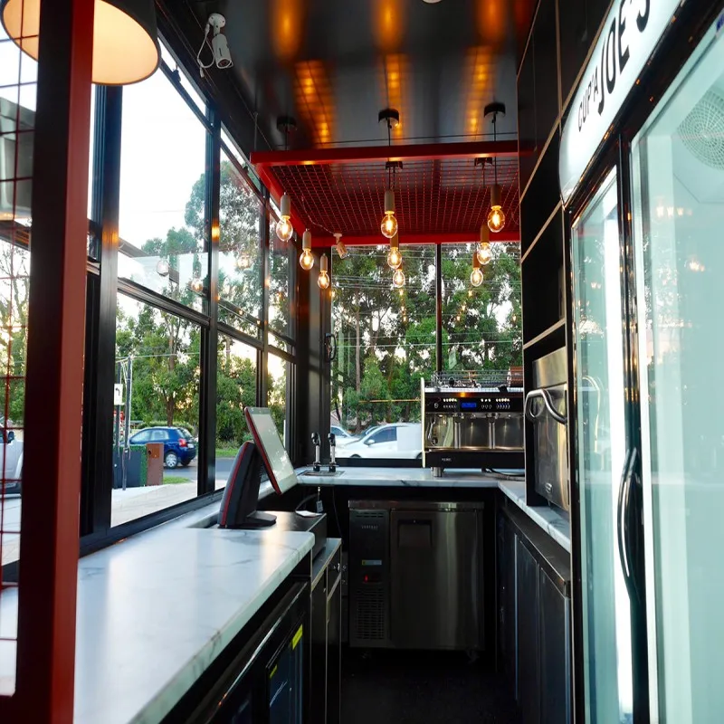 20ft Container Kitchen Cafe - Bespoke Coffee Shop Design