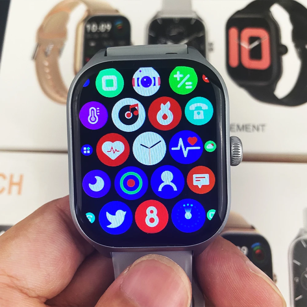 2.1 Lcd Rectangular Shape Gt4 Smart Watches With Android Ios System ...