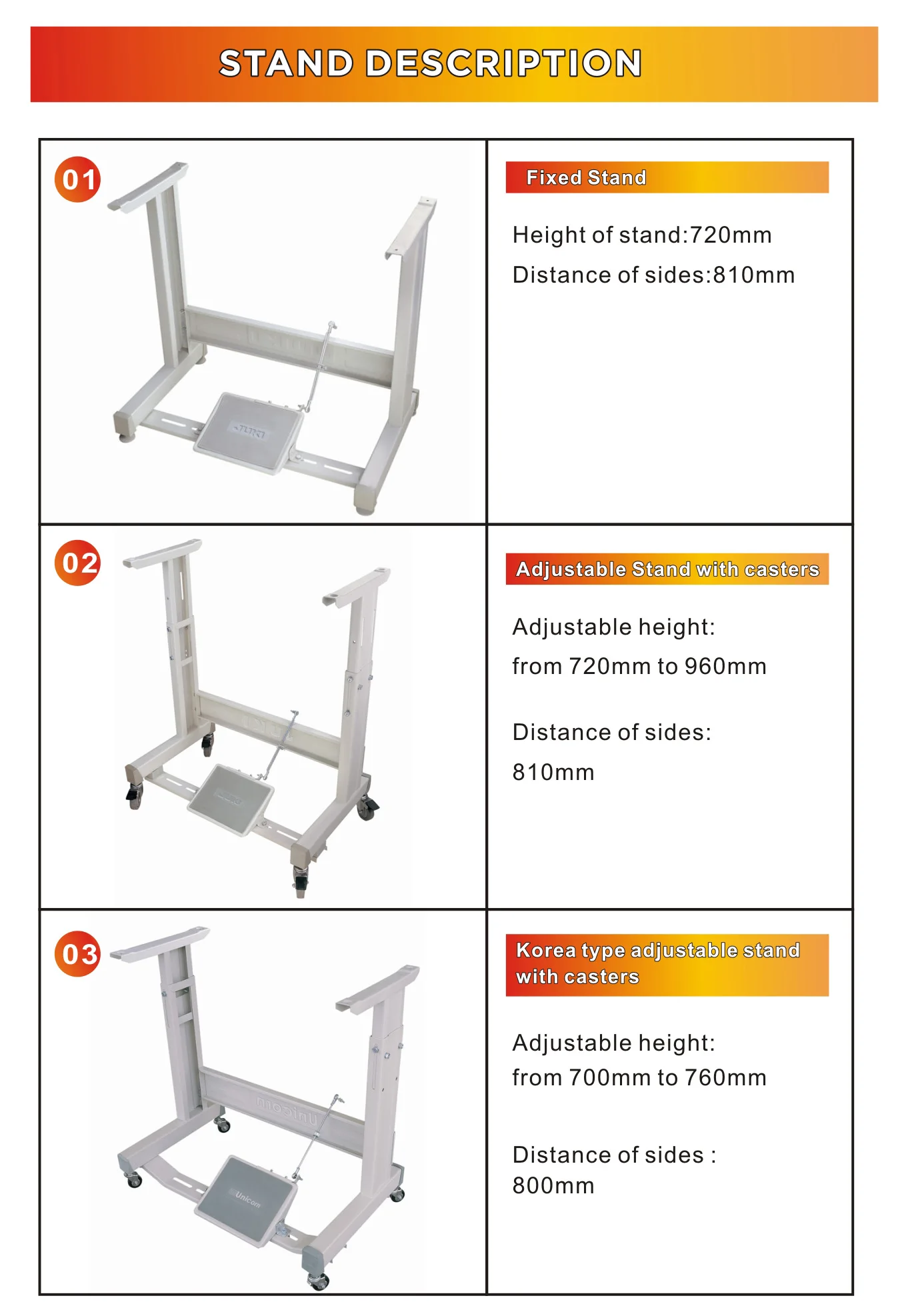 Bitop Industrial Sewing Machine Table and Stand - Ideal for Garment ...