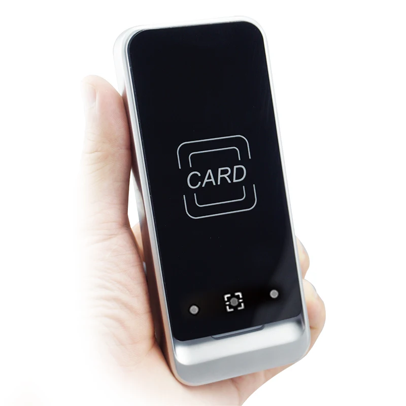 Smart Qr Qode Wiegand Rs485 slim metal frame Barcode Scanner reader For ...