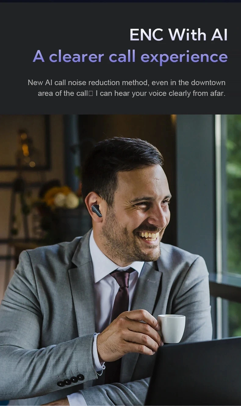 Y40 Wireless Headsets - Premium Noise Cancelling Earbuds