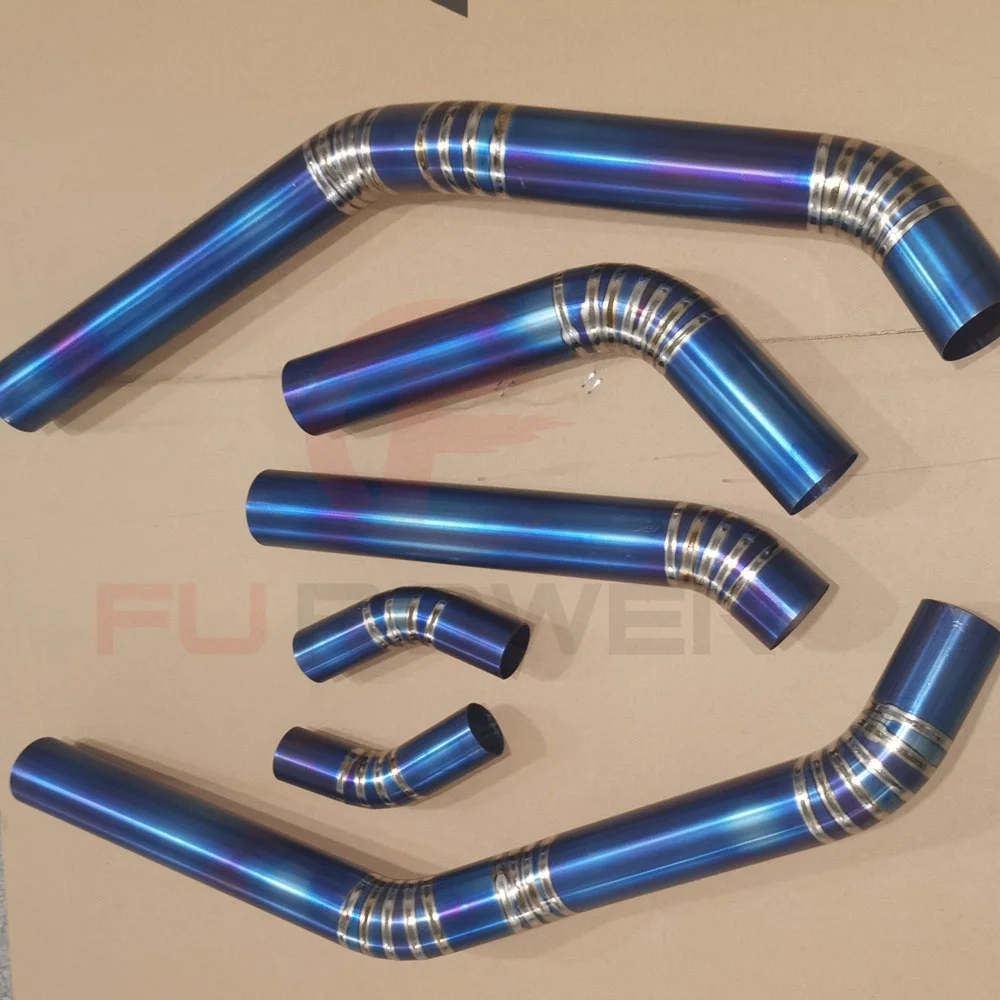 Fupower Custom Built Titanium Turbo Piping for Intercooler