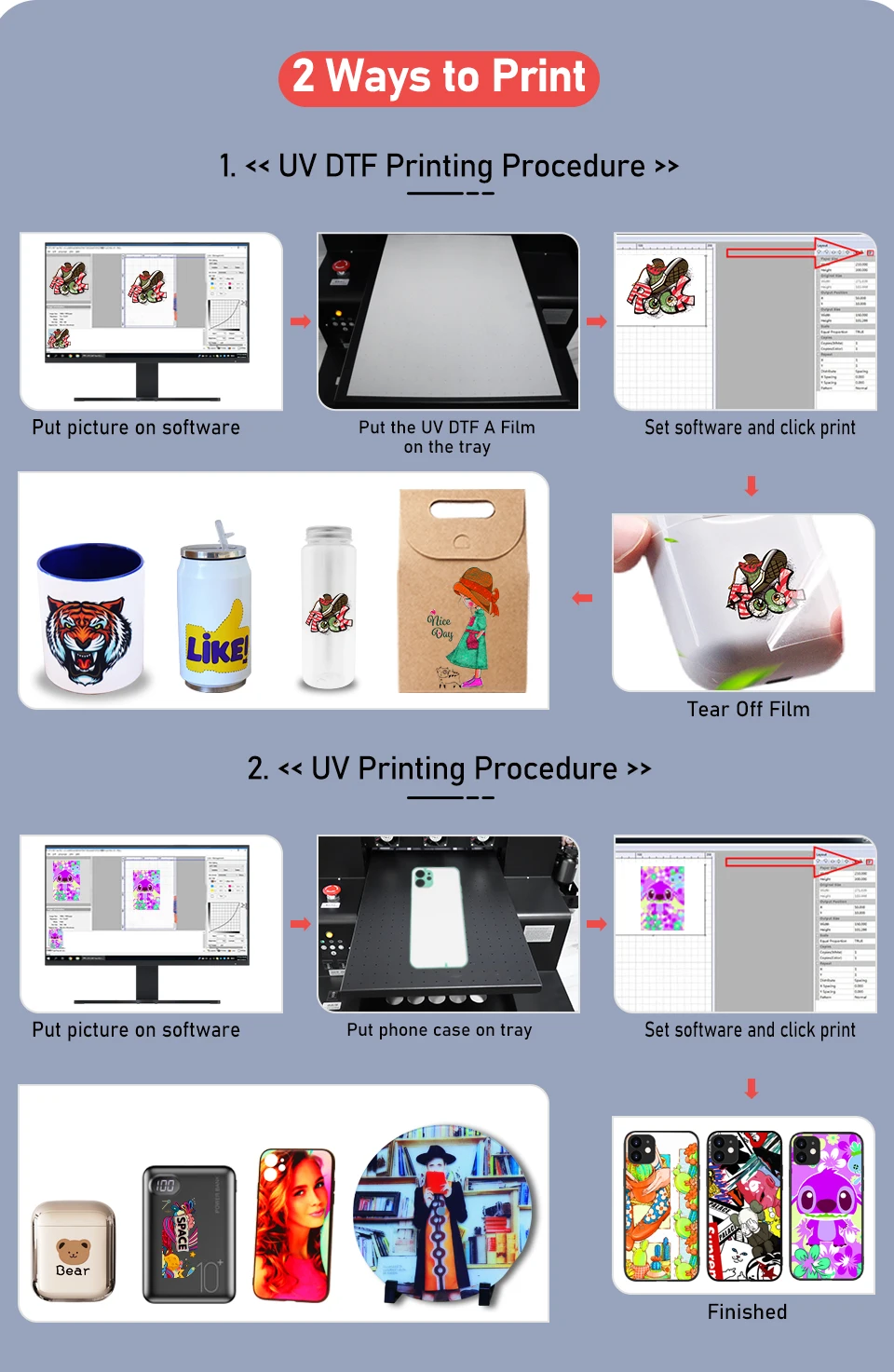 COLORSUN UV DTF Sticker Printer - Precision & Multifunction