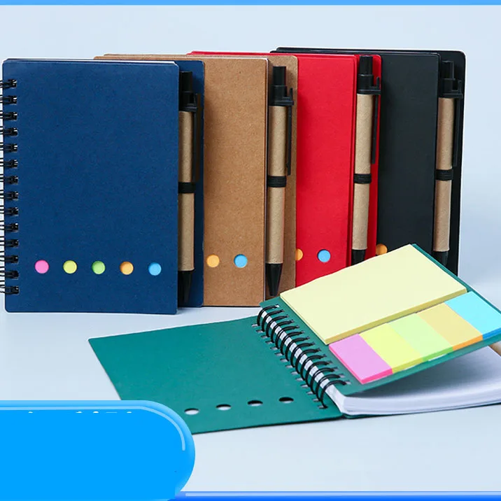 Wholesale Spiral Notebook 14.5*12cm Kraft Paper Journal For Office ...