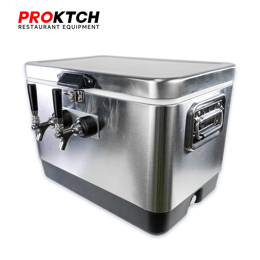 Stainless Steel Draft Jockey Cooler Box - Professional Grade