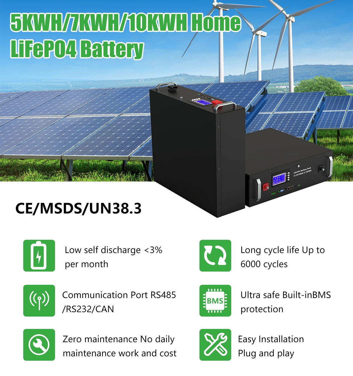 Powerwall Energy Storage - Reliable 3kw to 10kw Systems