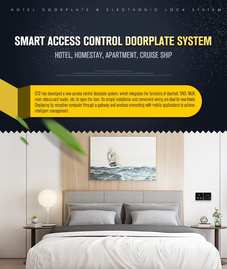 Smart Hotel Lock System,Hotel Access Lock,Room Number Dnd Sign Plate ...