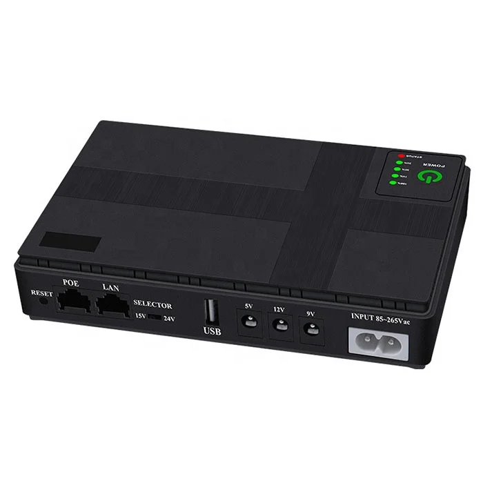 Mini Ups Power Supply 18w Mini Ups 18w 12v Dc1018p-10400mah Type C 24v ...