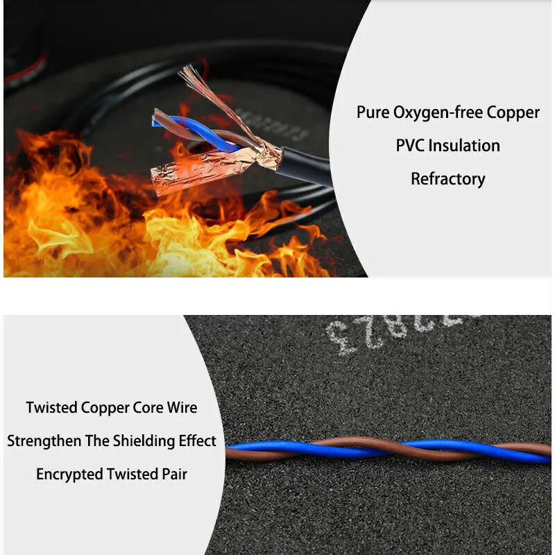 RVSP Twisted Pair Cable - Anti-Wave Interference Signal Wire