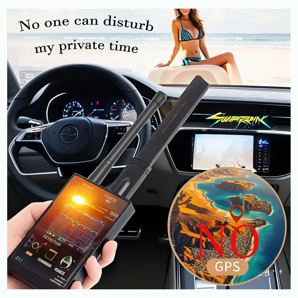 X11 Full Range RF Signal Camera Detector - Hidden Camera Finder