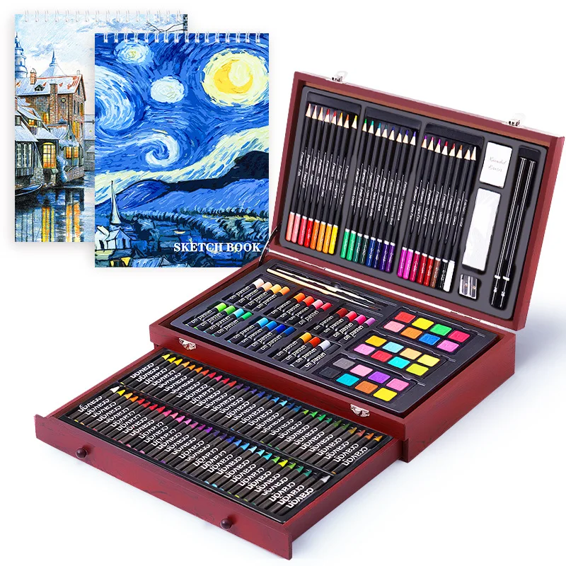 Bview Art Supplies - 143 Piece Deluxe Set for Adults