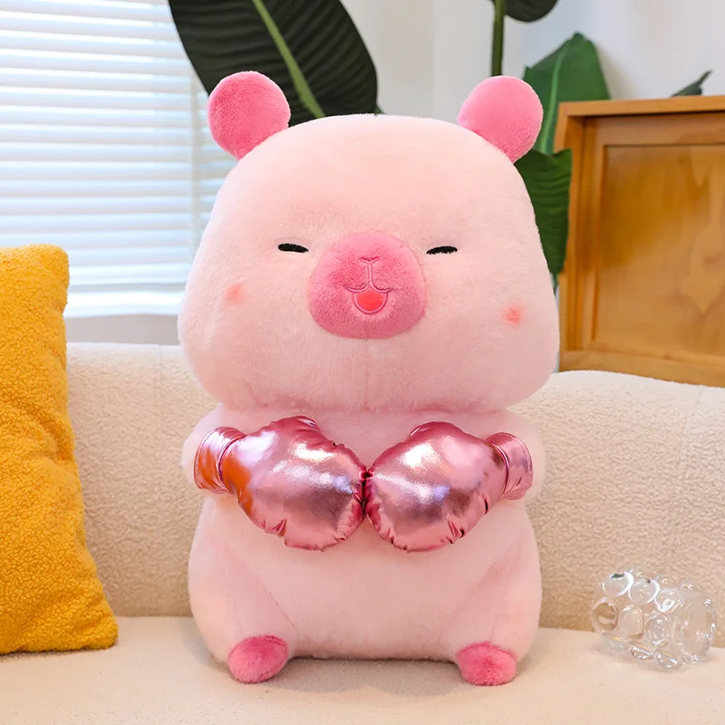 Boxing Capybara Toy Cute Capybara Gift Cute Capybara Plush Doll with ...