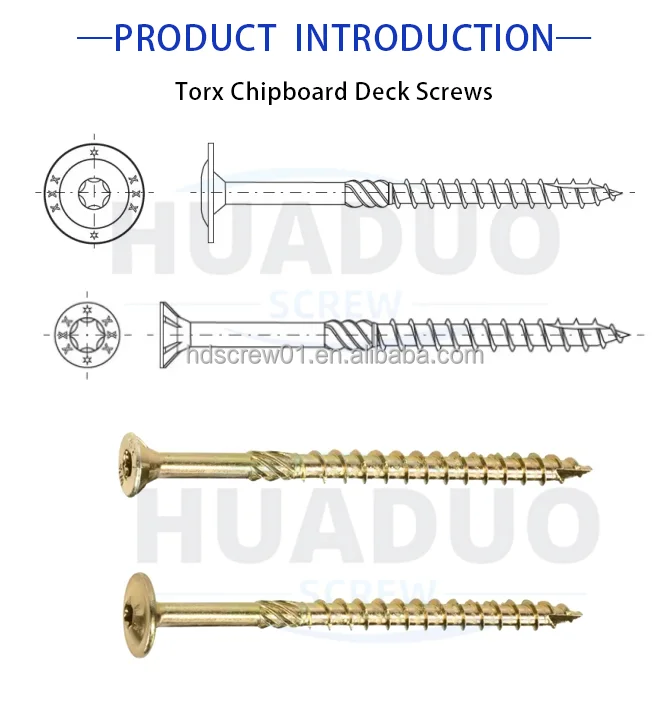 1999 Factory Woodworking Deck Torx Screws Wafer Head Machine Head #8 * ...
