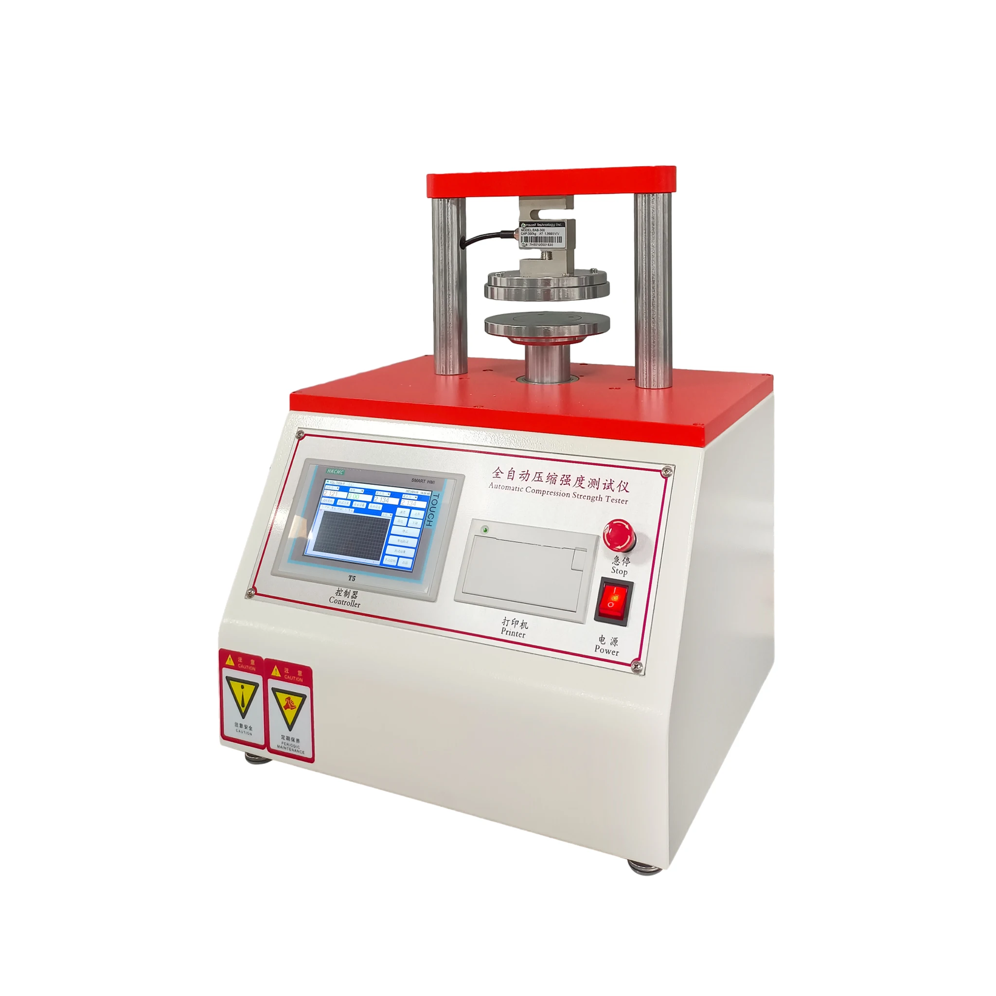 ZONHOW ISO 3037 Touch screen type paper edge crush tester, Crush Tester ...