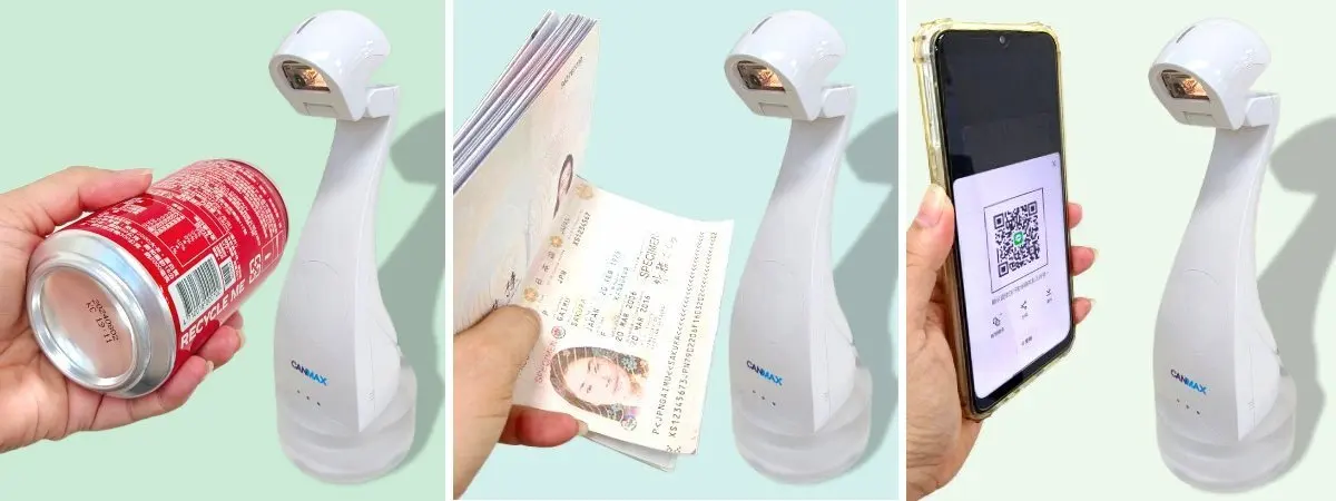 Professional 2d Desktop Barcode Scanner Passport Ocr Document Scanner ...