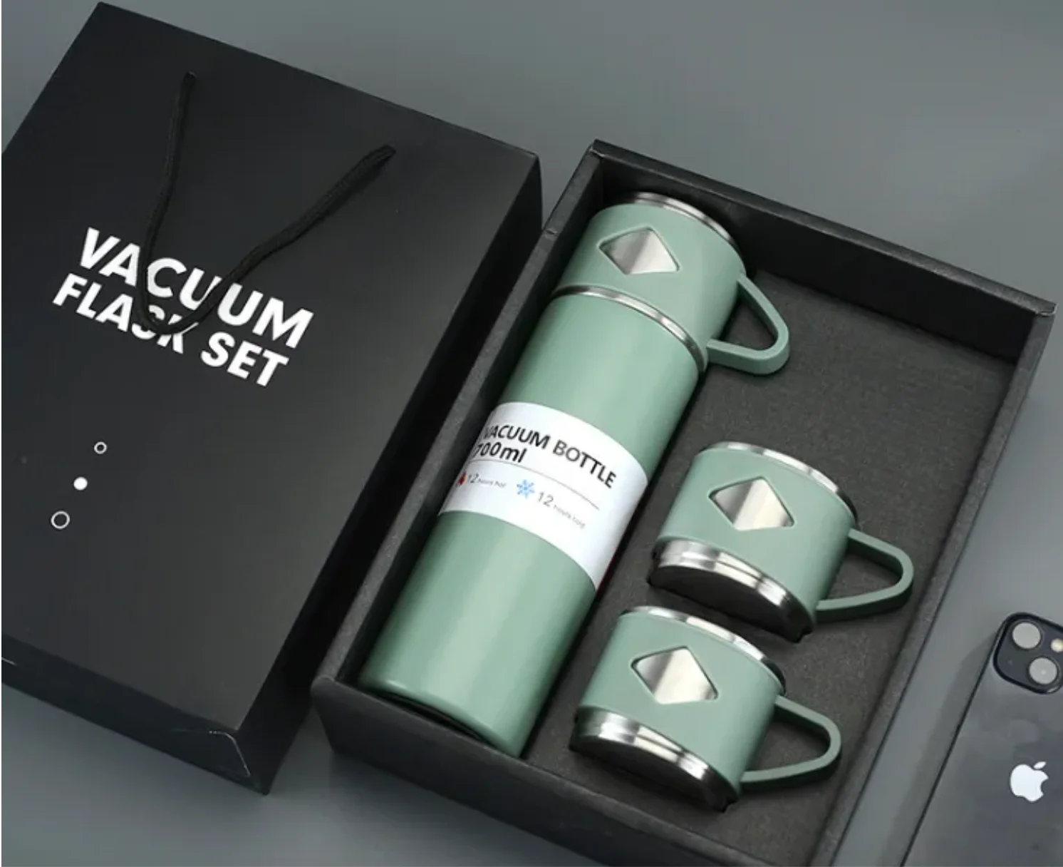 Winter Hot Water Bottle Corporate Business Stainless Steel Vacuum Flask ...