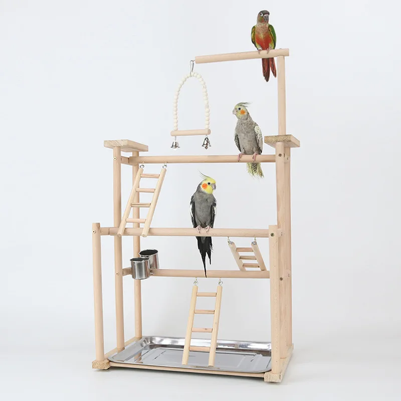 Parrot Swing Perch Cotton Rope Small Bird Toys Parrot Rope Swing ...