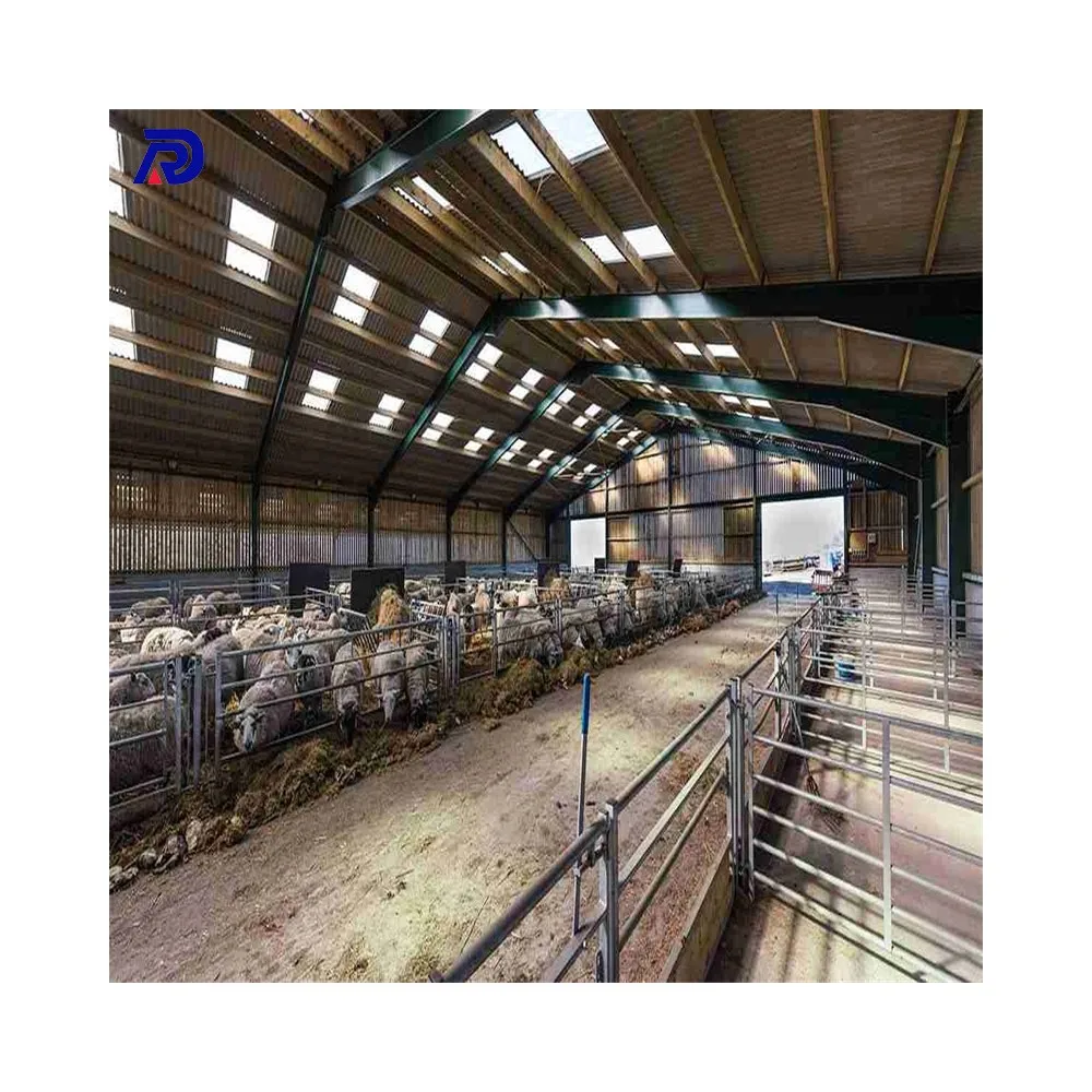 Precast Goat House Farm Sheds Prefabricated Goat Shelter Steel Building ...