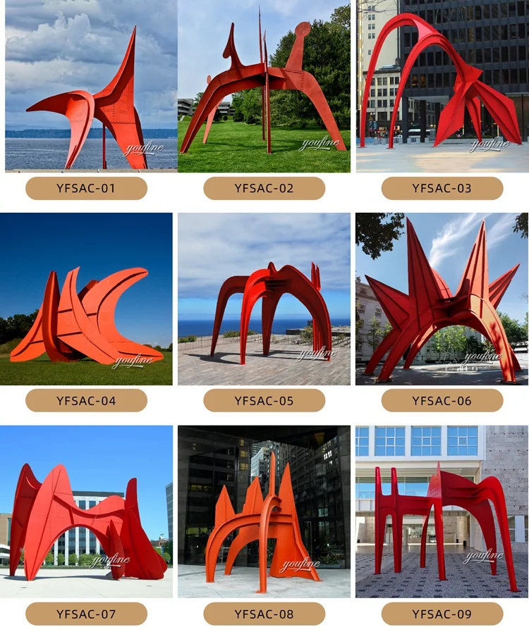 Modern City Square Large Stainless Steel Sculpture - Five Swords by ...