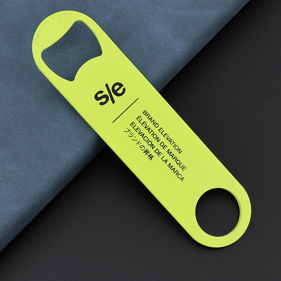 ODM Custom Logo Flat 3D Metal Beer Wine Bottle Opener UV Printing ...