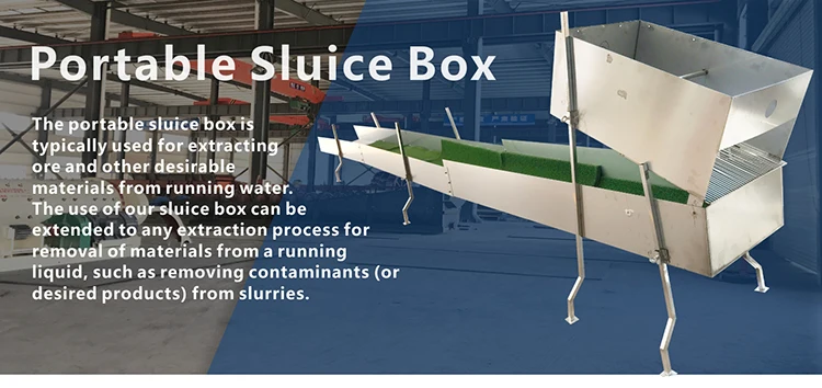 Small Portable Sluice Box - Efficient Gold Mining Tool