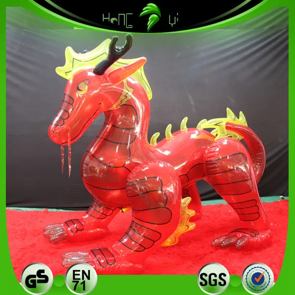 Inflatable Transparent Chinese Dragon Balloon - Fun & Safe
