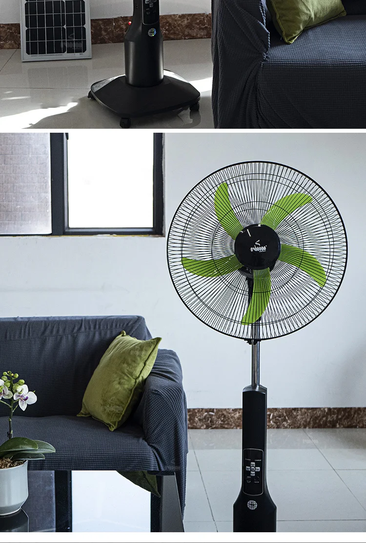 IWIN Solar Electric Fan - Portable, Rechargeable & Efficient