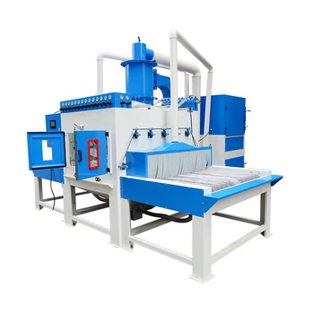 Automatic Sandblasting System Conveyor Sand Blasting Machine For Big ...