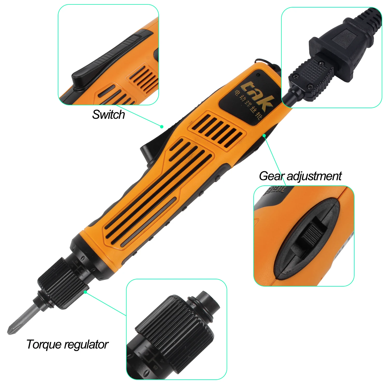DC6210 Multi-Functional Portable Dc Semi-Automatic Electric Screwdriver ...
