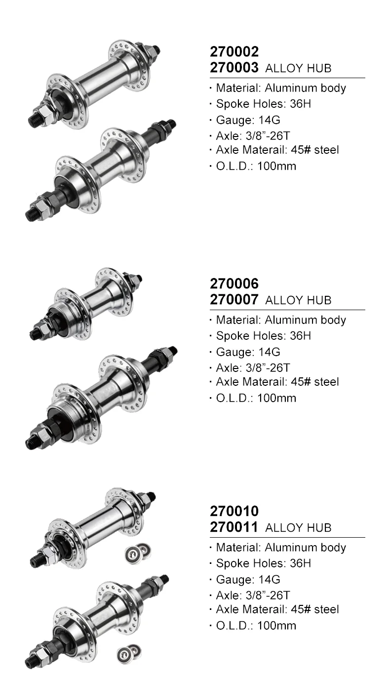 Brand New Rear Hub Bike Bicycle 16/20/28/36 Hub Mountain Bicycle Hub ...