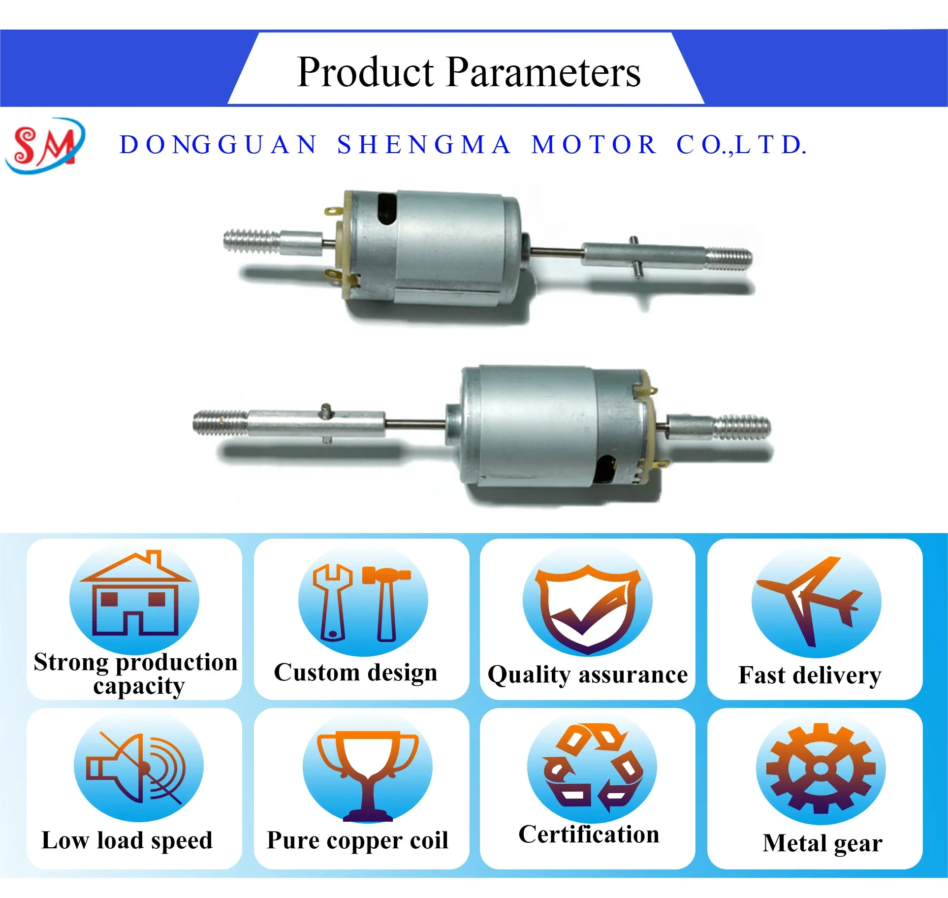 Customizable Low Rpm 6v 12v 24v Dc Electric Motor For Fan Rs 555 Dc ...