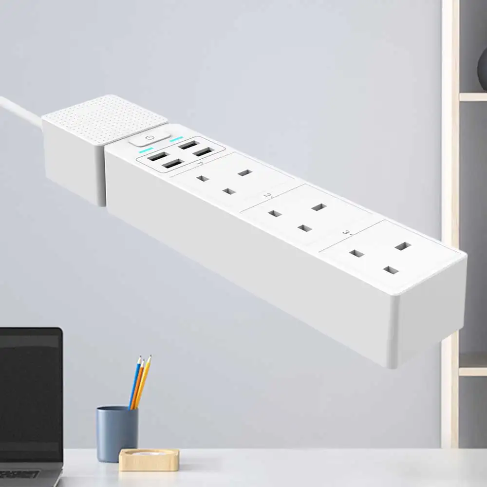 Oswell Desktop Table Mounted Power Extension Uk Sockets With Iec Power ...