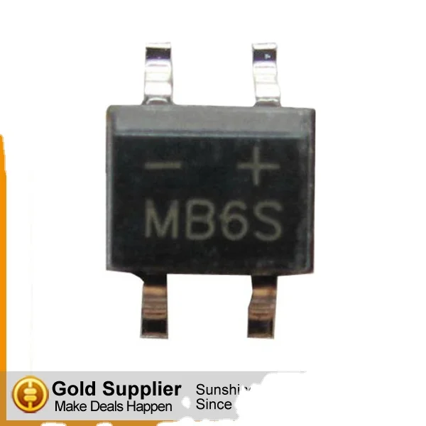 MB6S IC - Efficient Bridge Rectifier for SMD Applications