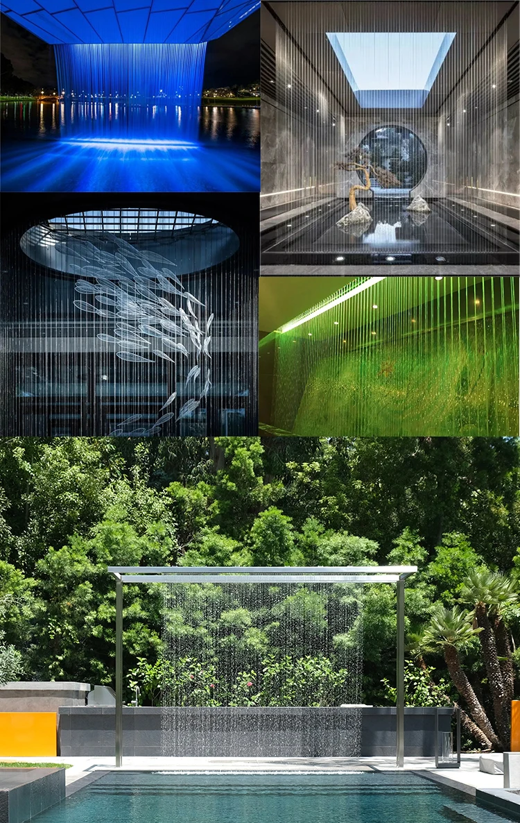 Customized Water Curtains - Elegant Indoor & Outdoor Solutions